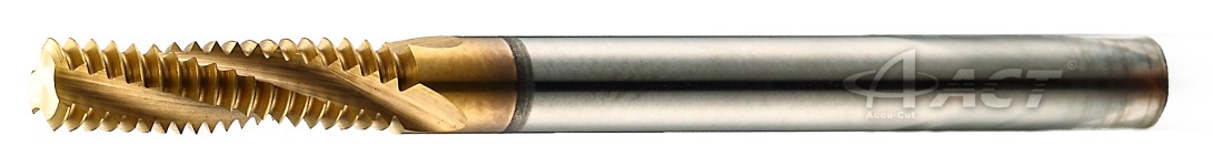 （TMNS）Solid Carbide Pipe Thread Mills -Spiral Flute-NPSM-Accu-Cut, the ...